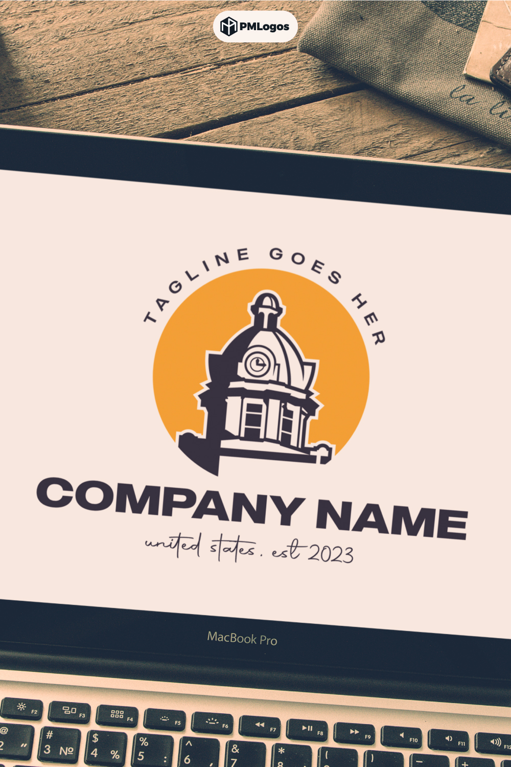 Clock Tower Vintage Vector Logo Design Templates PMLogos Clock Tower Vintage Vector Logo Design Templates PMLogos