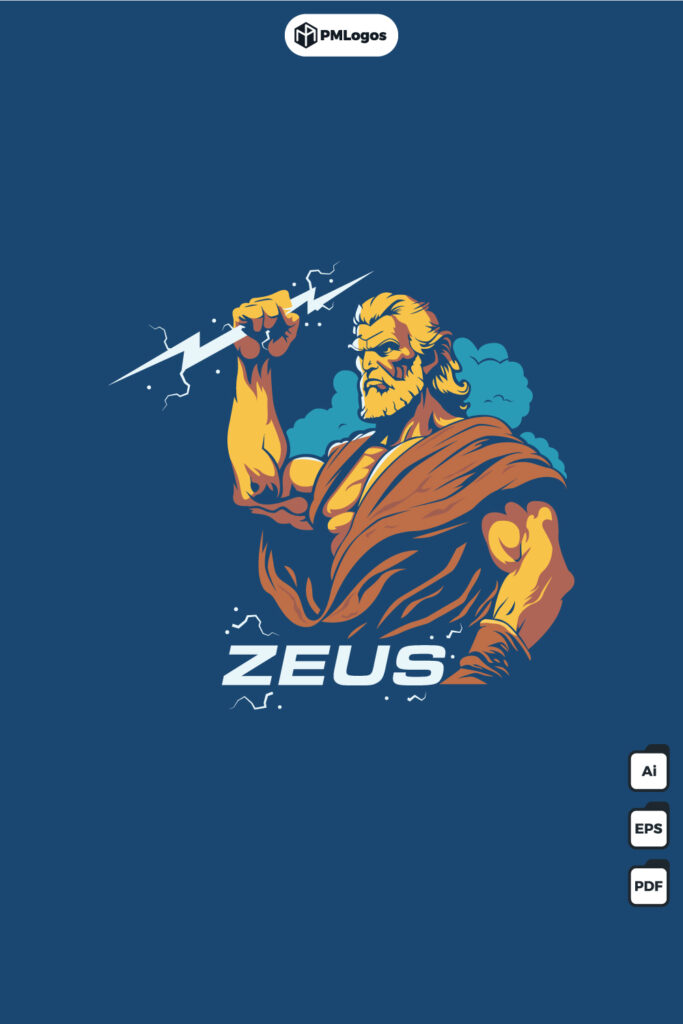 Zeus Vector T-shirt Print Design - PMLogos